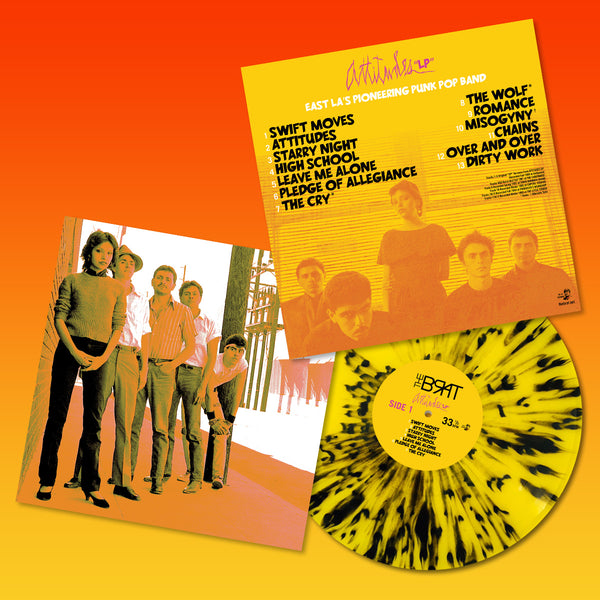 THE BRAT - ATTITUDES "LP" (LP, album, SPLATTER) - NEW – Radiation Records